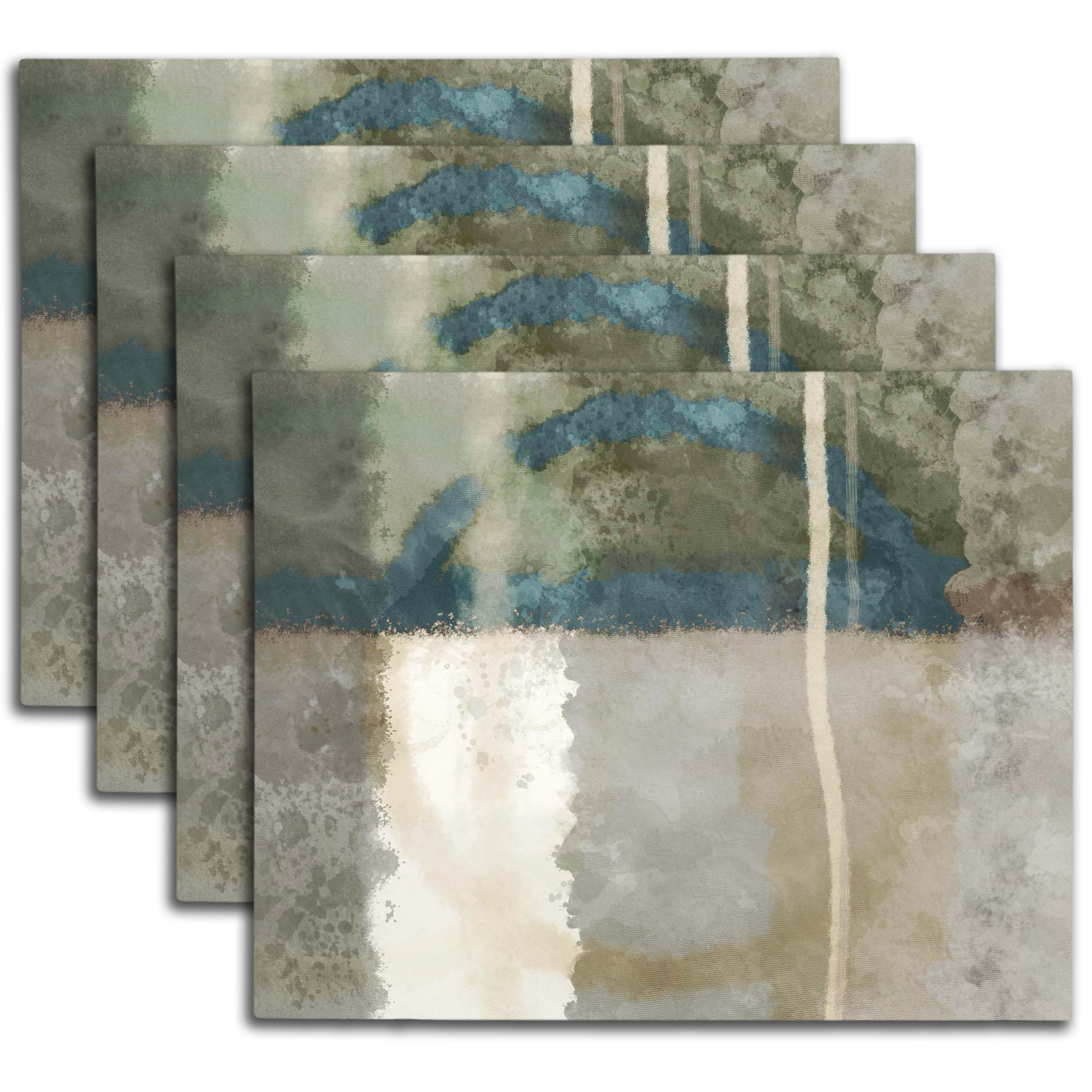 LeRoi Products Healthy Symphony Modern Designer Two-Ply, 14x18 Placemat ...