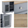 Lark Manor™ 56" Modern Farmhouse Sideboard – Light Blue & Oak Coffee ...