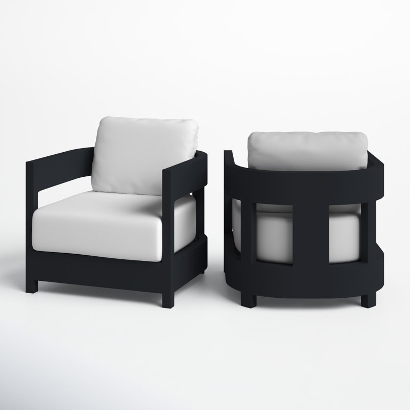 Joss & Main Everlee Patio Chair with Cushions & Reviews | Wayfair