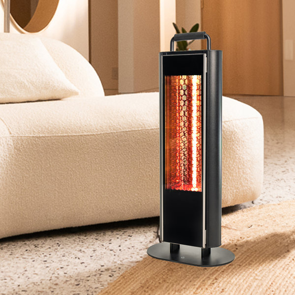 EAST OAK 1200W Under Table Electric Patio Heater with Double-Sided ...