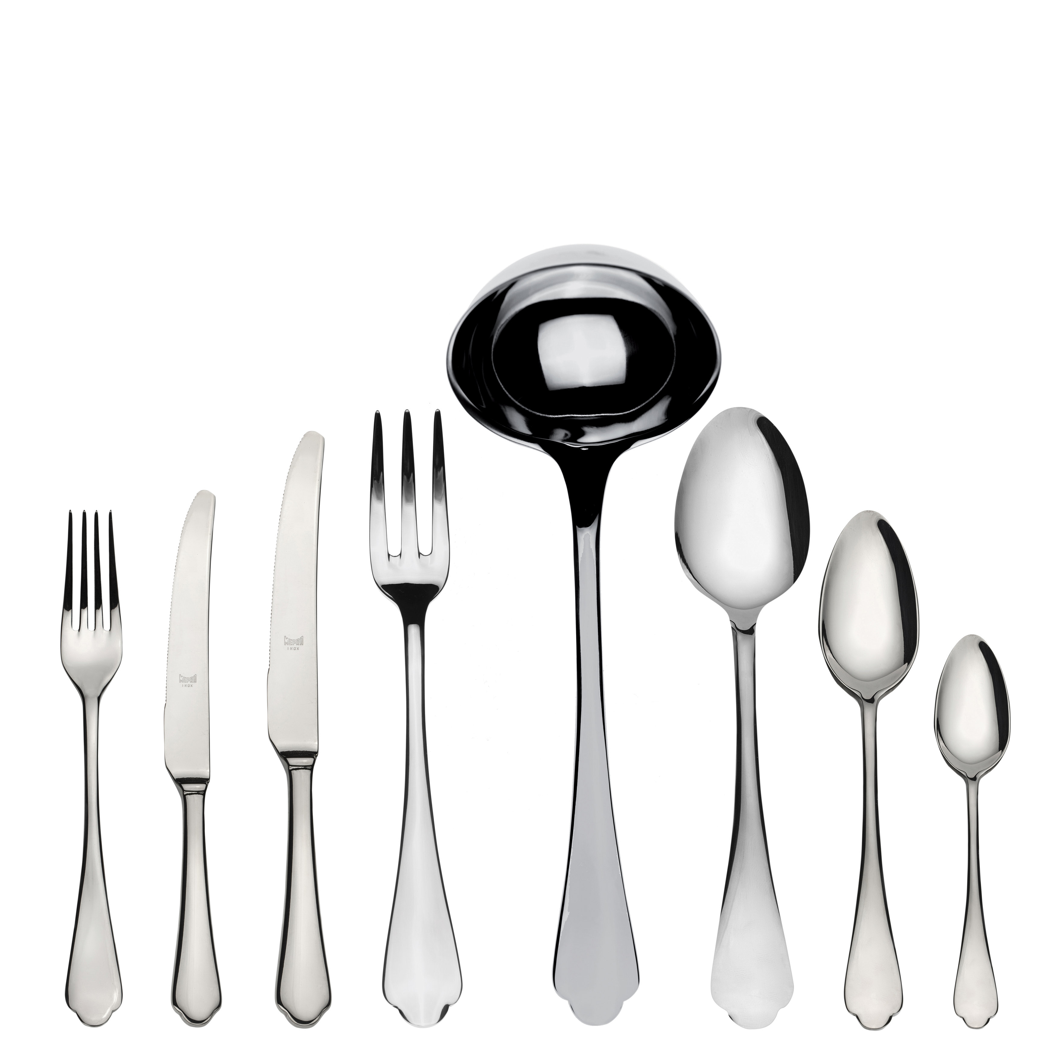 MEPRA Flatware Set - 39 Pieces - Stainless Steel | Wayfair
