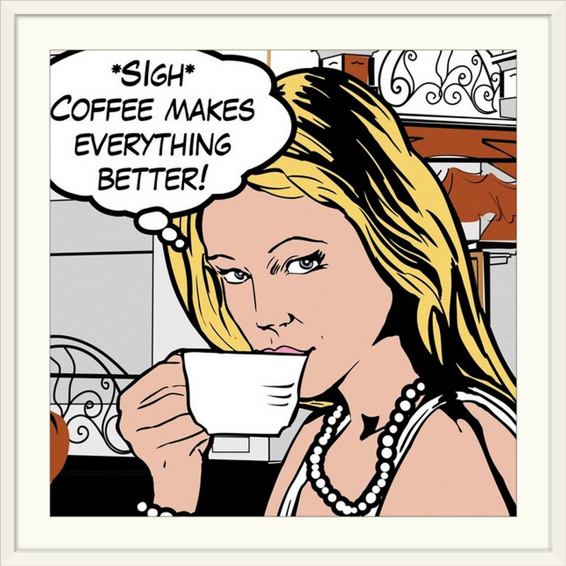 Great Big Canvas 'Java Comic III Mini by David Fischer Graphic Art ...