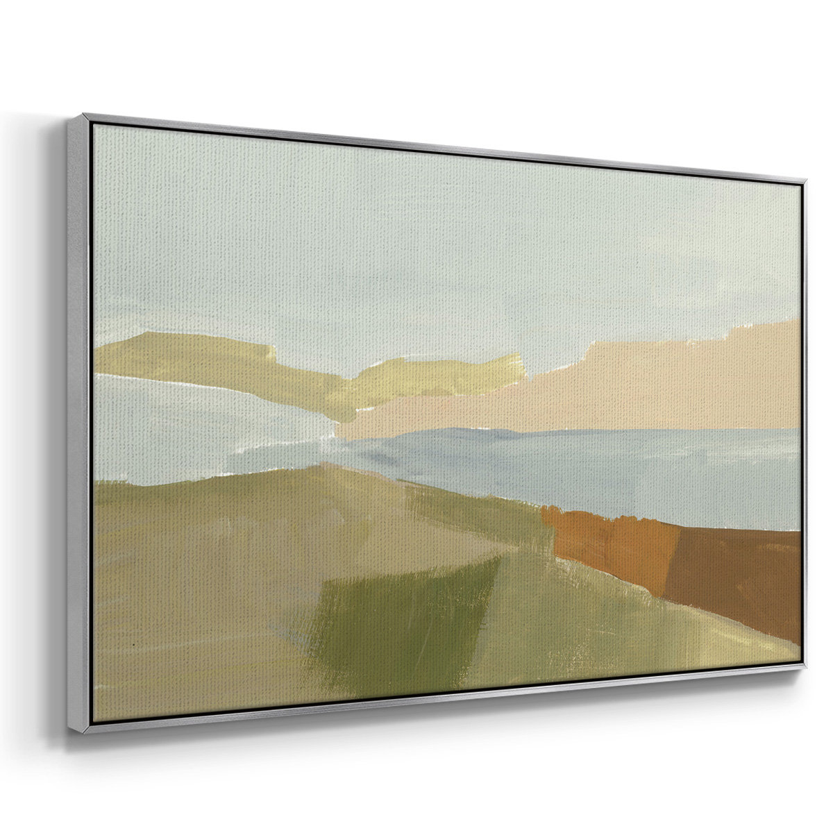 Wexford Home Stacked Landscape III Framed On Canvas Print | Wayfair
