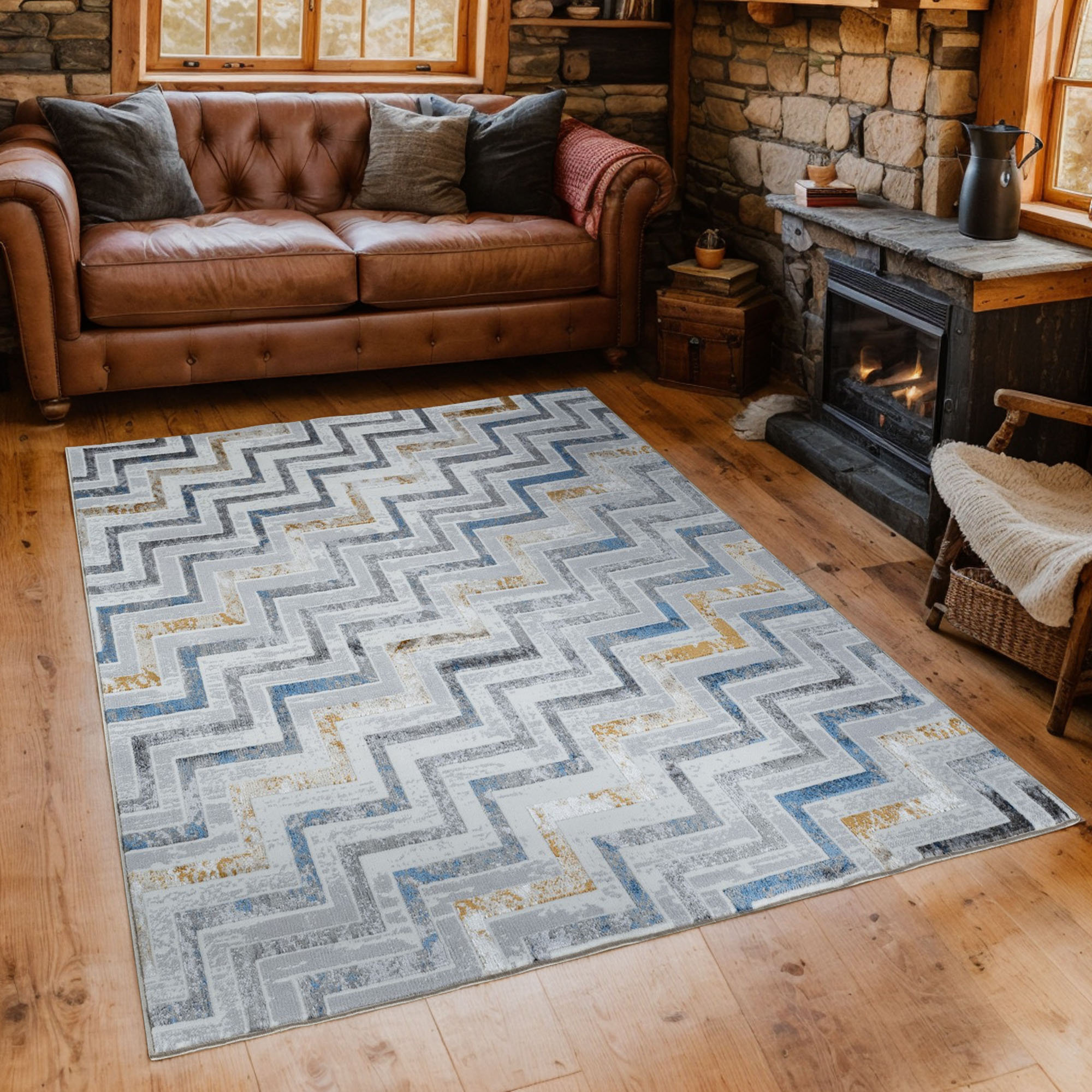 Orren Ellis Geometric Area Rugs Modern Design and Comfort | Wayfair