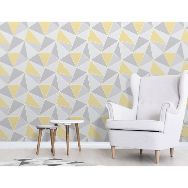 Hashtag Home Addisyn 10m x 53cm Semi-Gloss Wallpaper Roll & Reviews ...