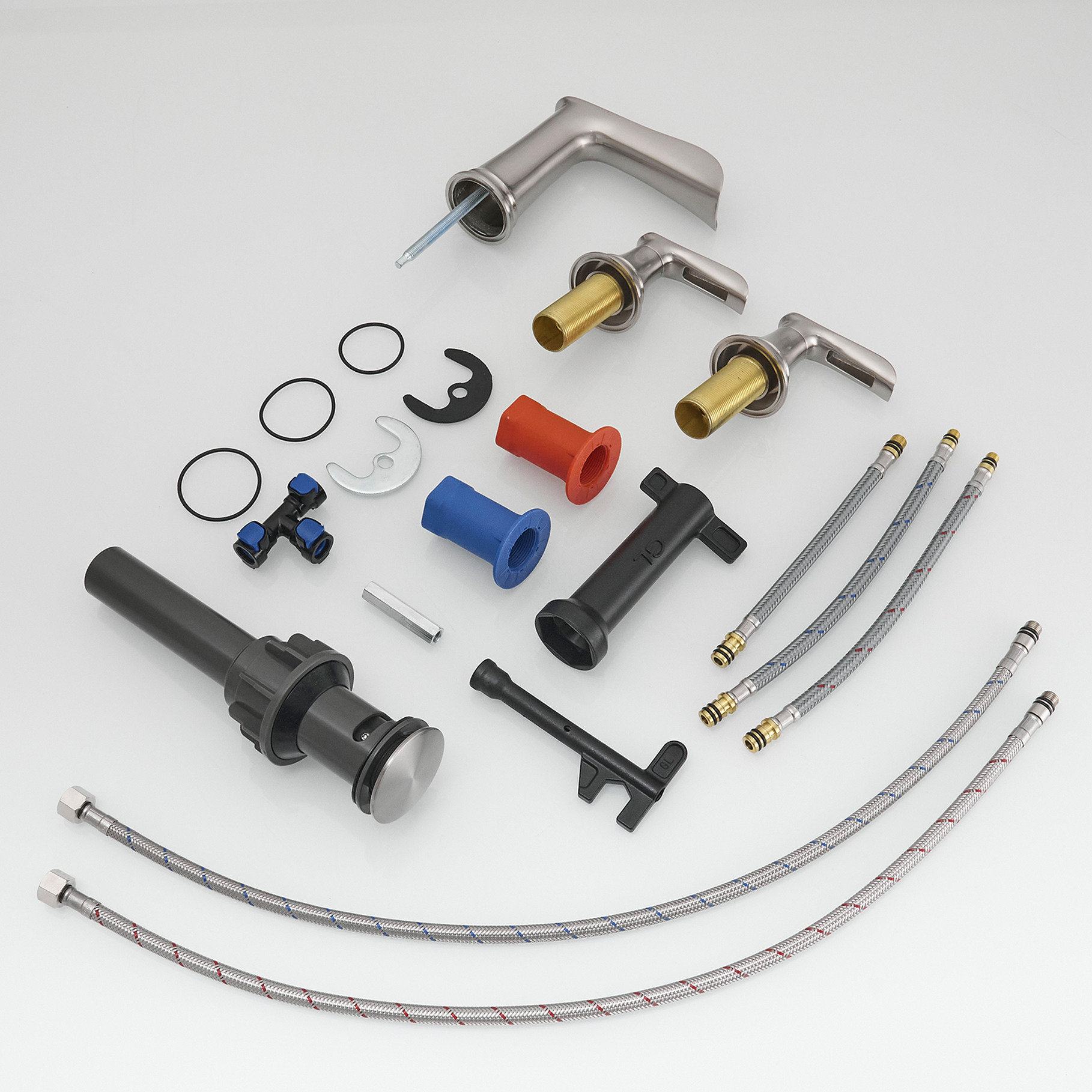 ArtisanArcade Bathroom Sink Faucet, 8 Inch Widespread With Pop Up Drain ...