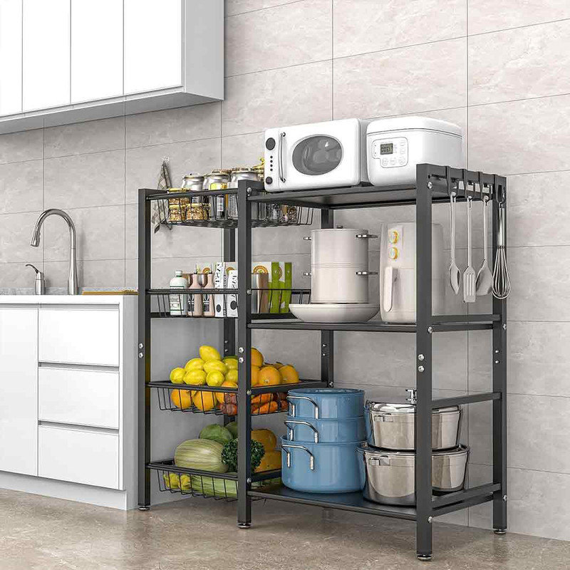 Rebrilliant Storage Rack Kitchen Baker's Rack - Utility Microwave Oven ...