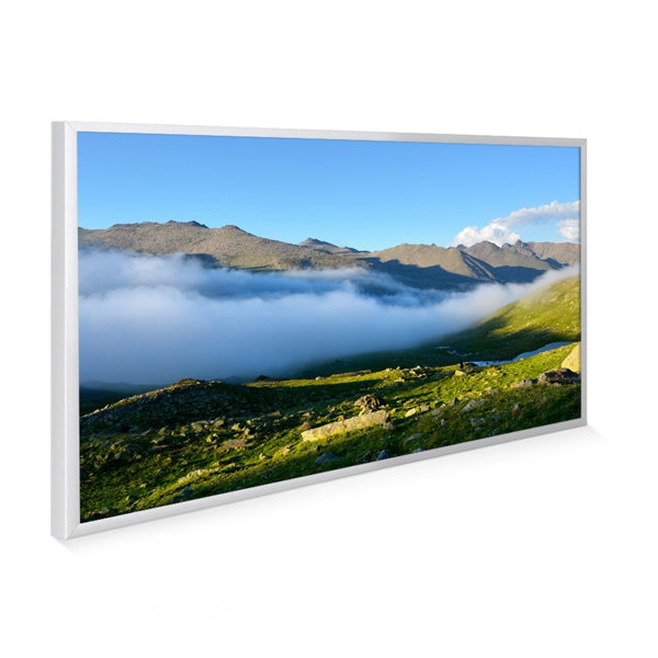 Mirrorstone Rolling Cloud Picture Infrared Wi-Fi + Remote Flat Heating ...