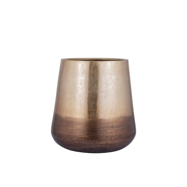 Canora Grey PTMD Flower pot Nouska - Aluminium | Wayfair.co.uk