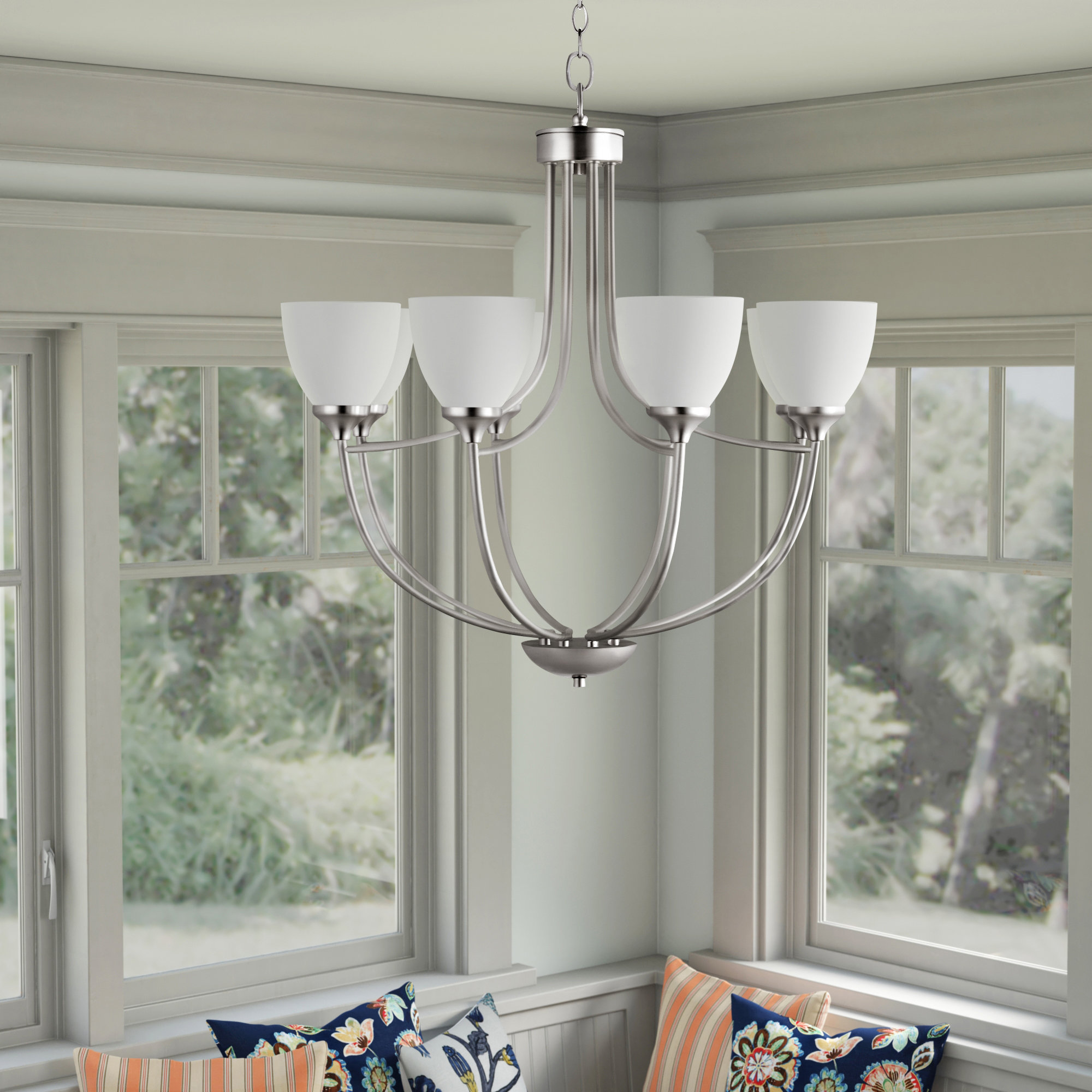 Red Barrel Studio Radack 8 - Light Shaded Empire Chandelier - Wayfair ...