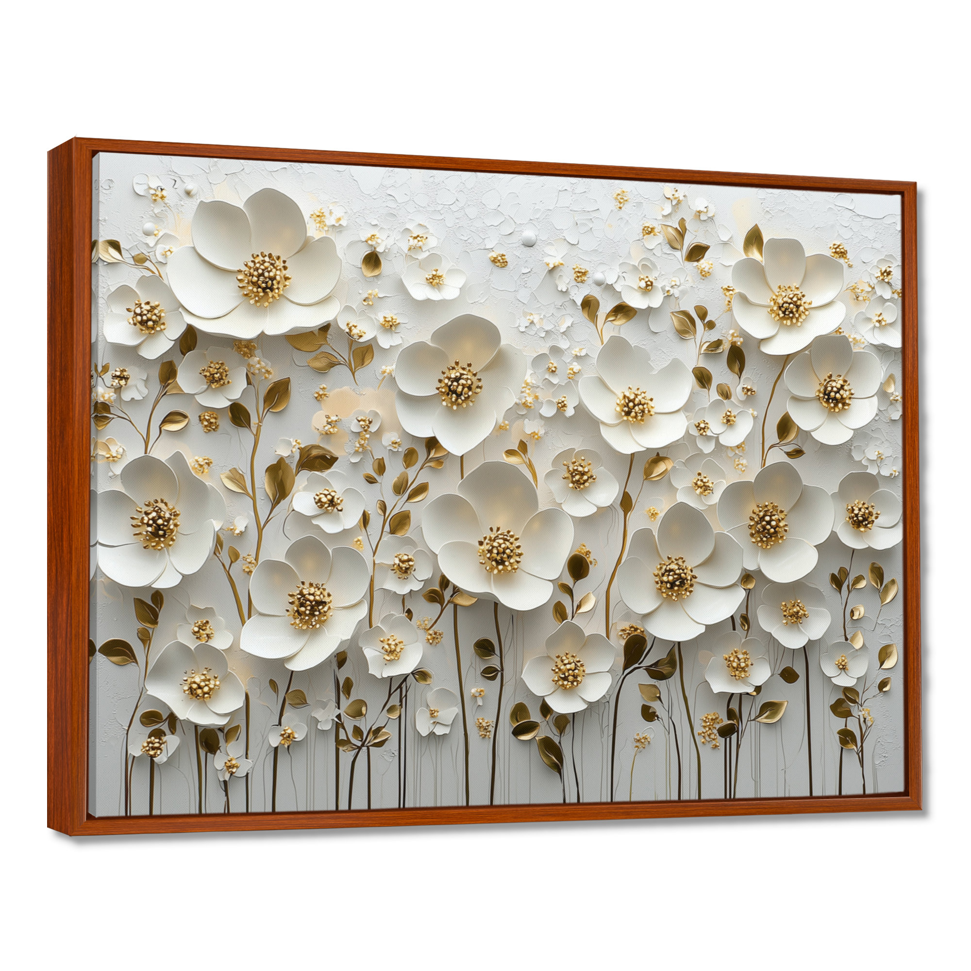 House of Hampton® Moriyah - Floral Wall Art | Wayfair