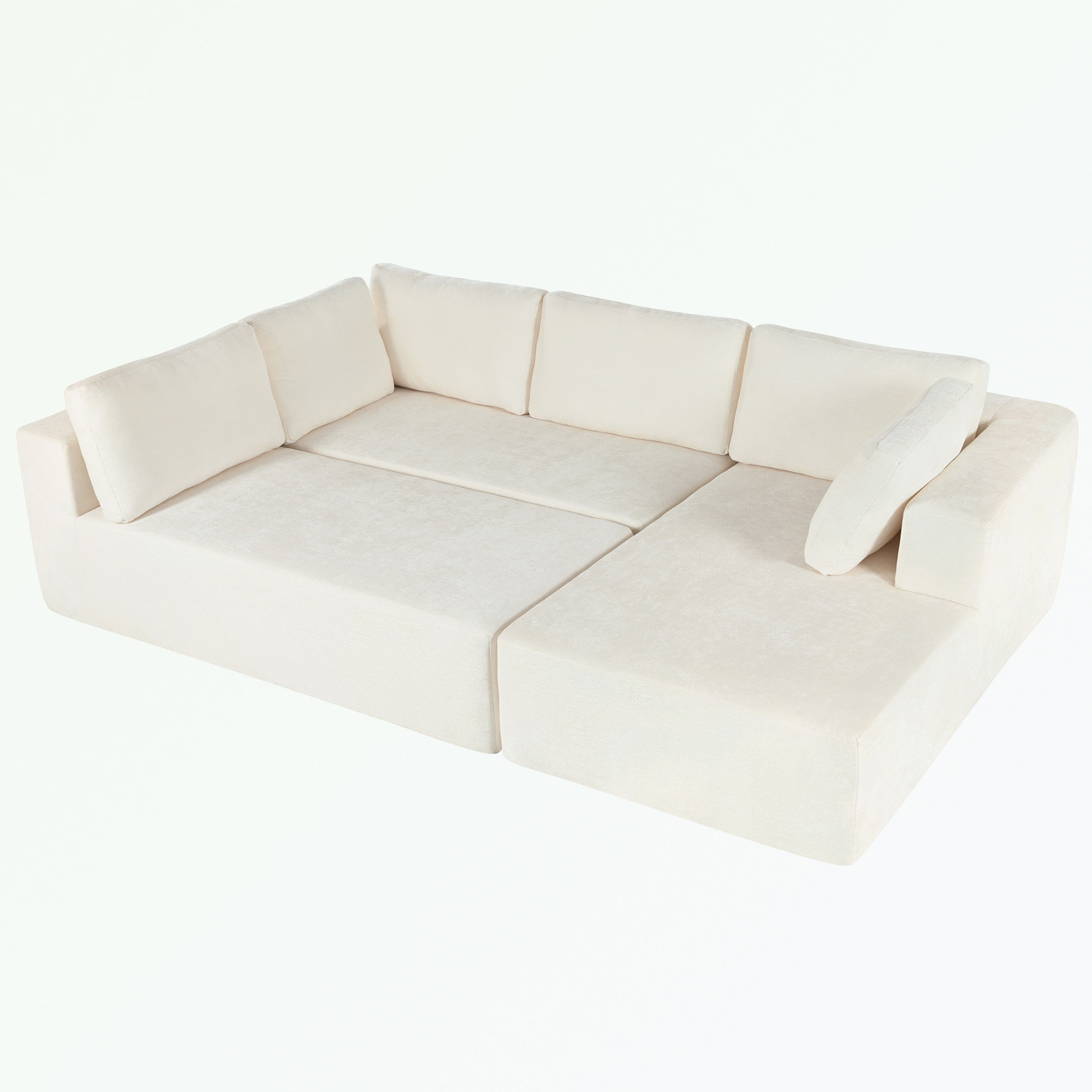 Latitude Run® Modern Large Modular Sectional Sofa for Living Room ...