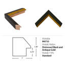 Wendover Art Group Golden Flock - Single Picture Frame Print on Paper ...