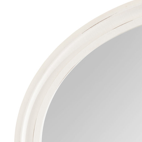 Mistana™ Jorah Oval Solid Wood Wall Mirror & Reviews | Wayfair