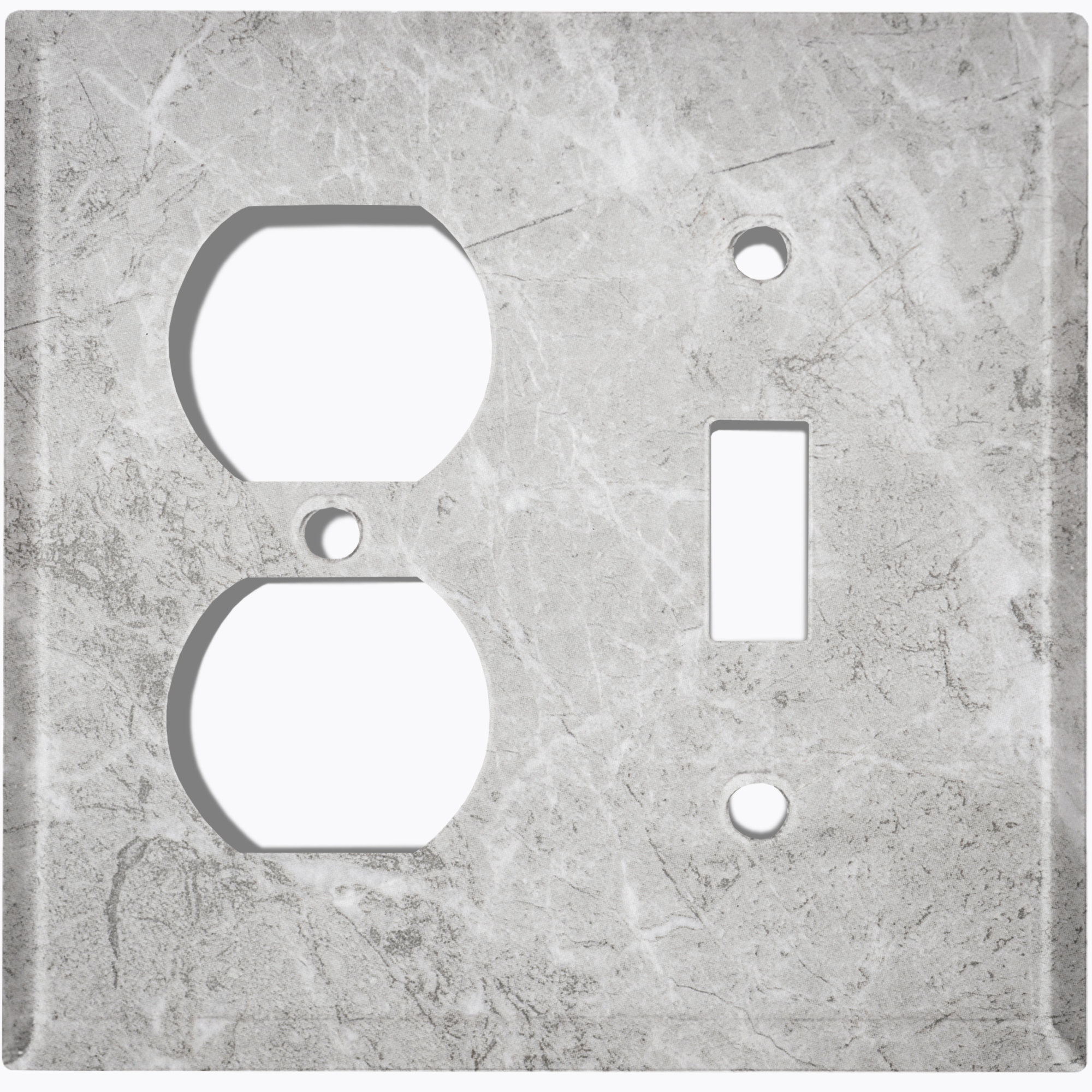 WorldAcc Patterned 2 - Gang Standard Combination Wall Plate | Wayfair