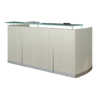 Safco Products Company Medina Rectangular Wood Reception Desk & Reviews ...