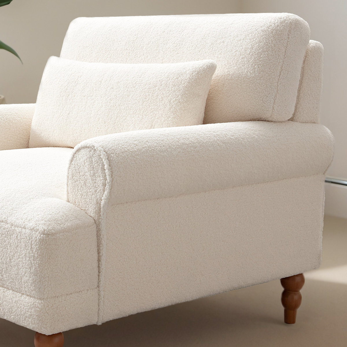 Darby Home Co Rolled Recessed Arm Accent Armchair | Wayfair