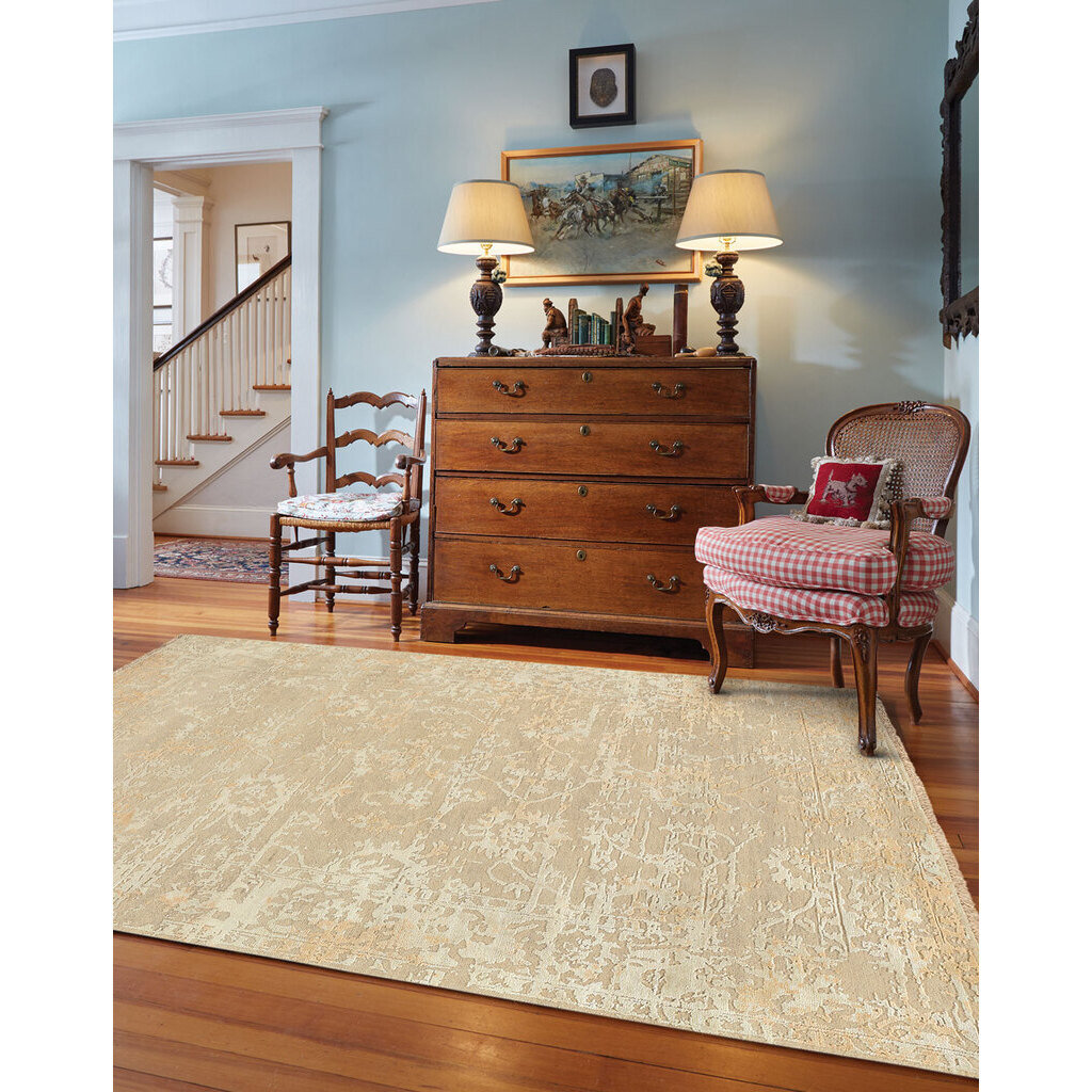 One Allium Way® Oriental Machine Made Tufted Rectangle Hand Knotted ...