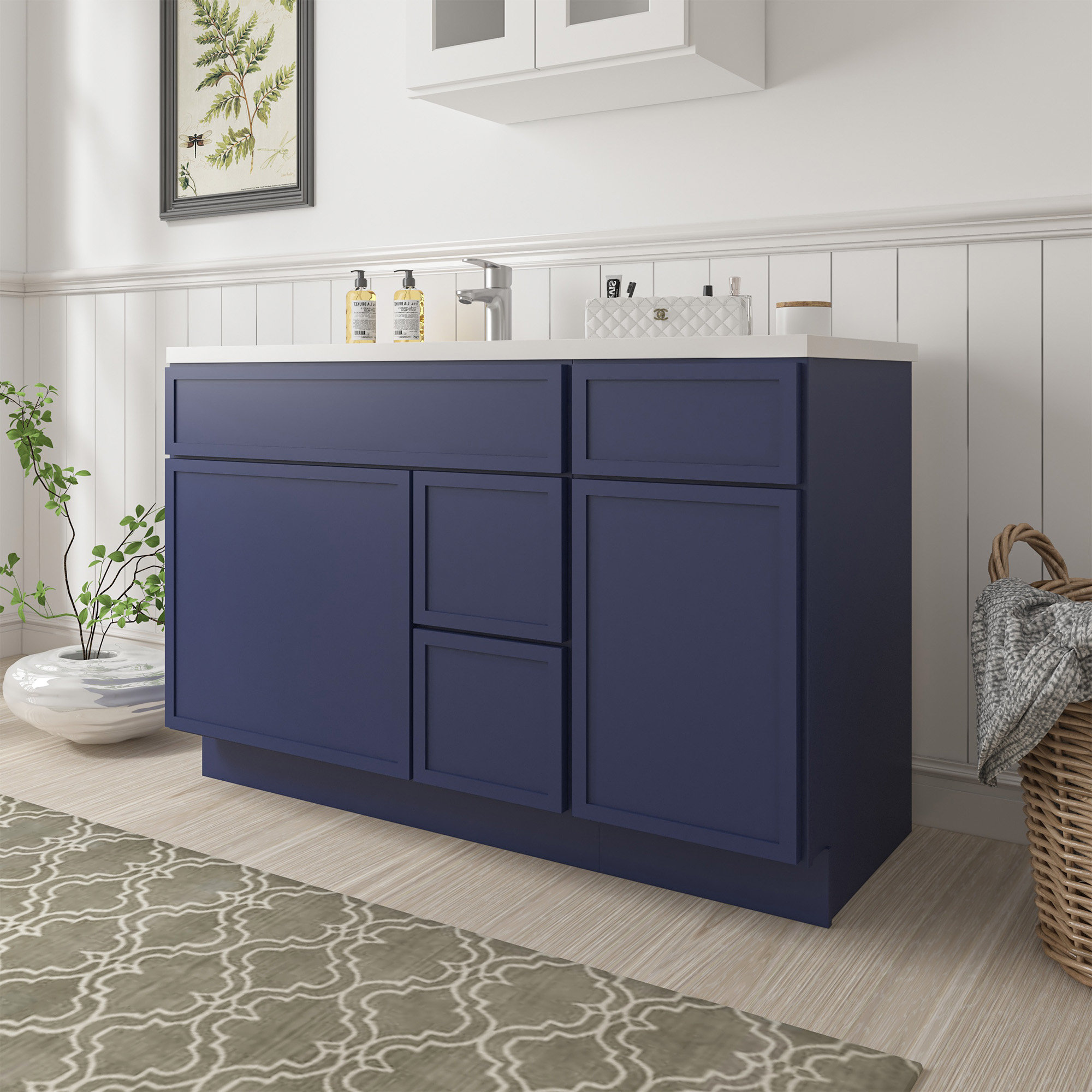 Home Beyond 51'' Single Bathroom Vanity Base Only - Wayfair Canada