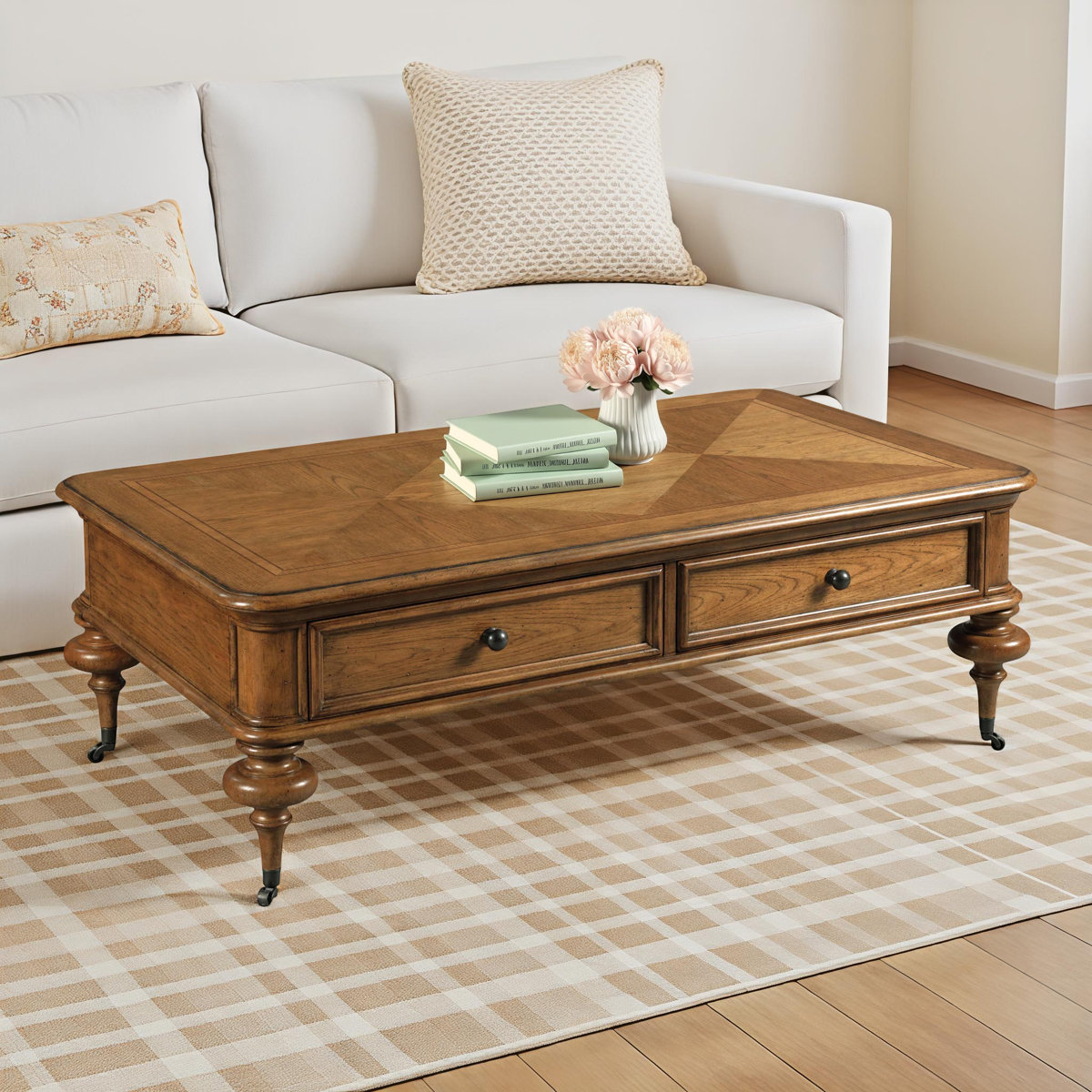 Birch Lane™ Elida Pearson Rectangular Coffee Table & Reviews | Birch Lane