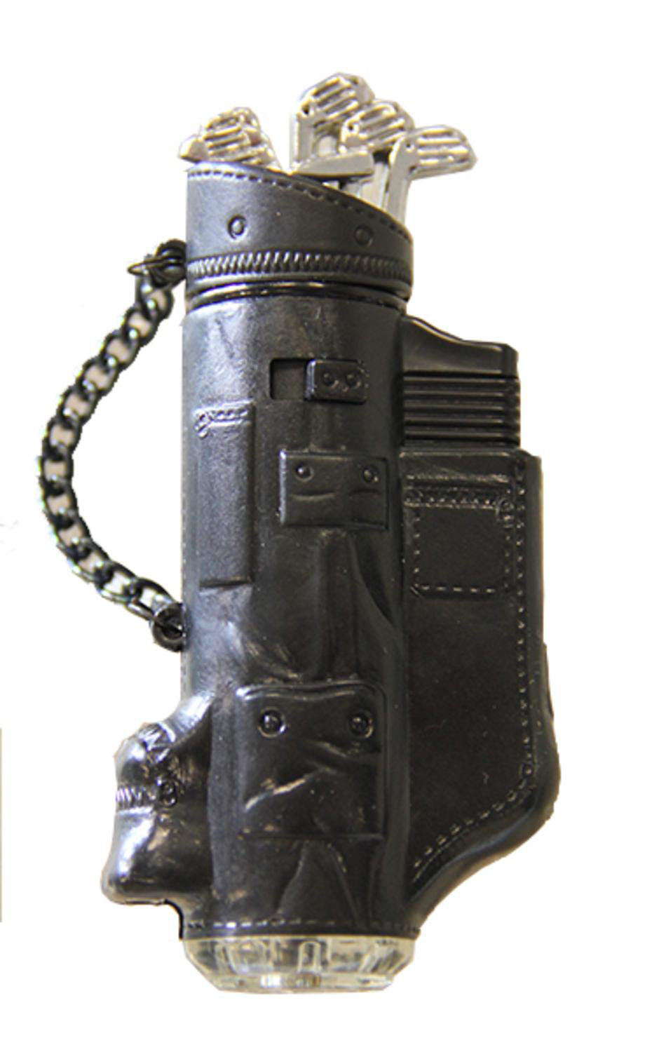 Northlight Seasonal Black & Silver Golf Bag Blow Torch Refillable ...