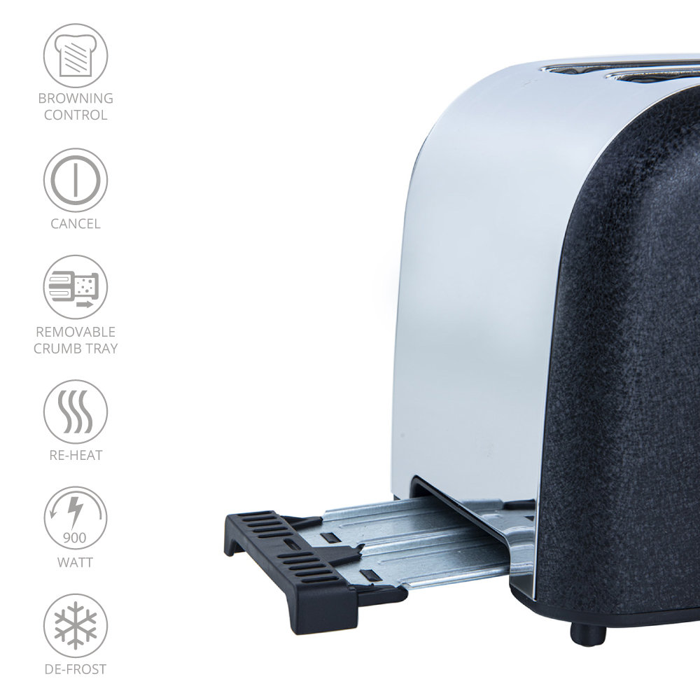 SQ Professional Epoque 2 slice Toaster with Removable Crumb Tray ...