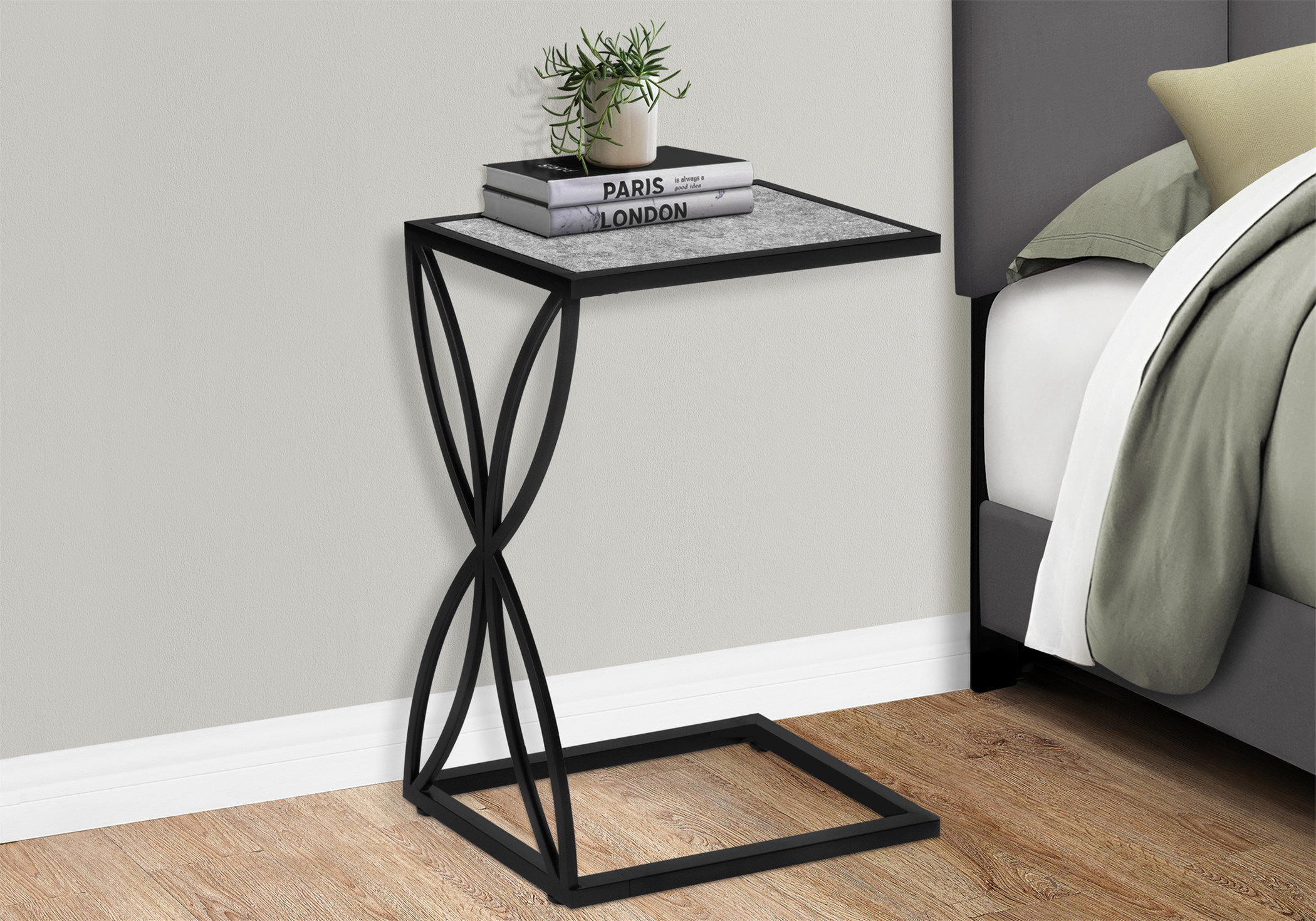 Wrought Studio Accent Table, C-shaped, Contemporary, Modern - Wayfair ...