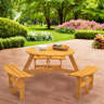 Arlmont & Co. Picnic Table Picnic Table Outdoor 6-person Picnic Table ...