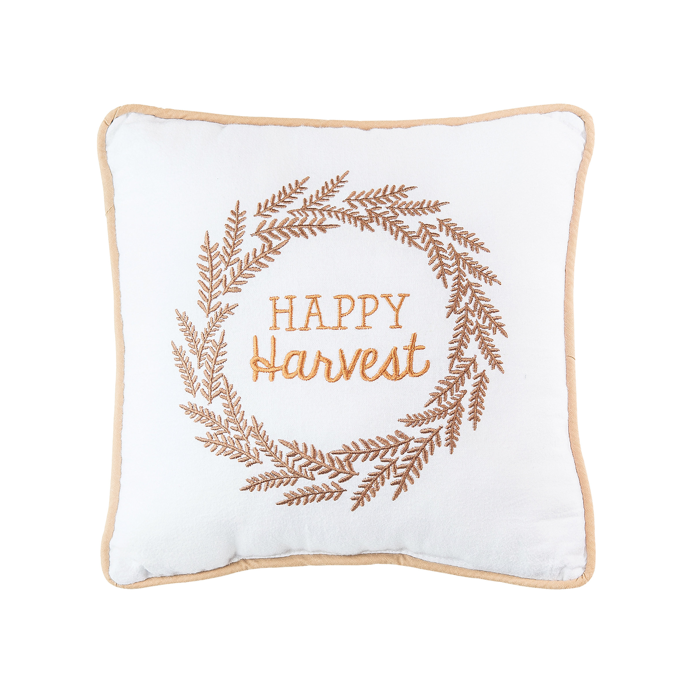 C&F Home Happy Harvest Embroidered Fall Throw Pillow | Wayfair
