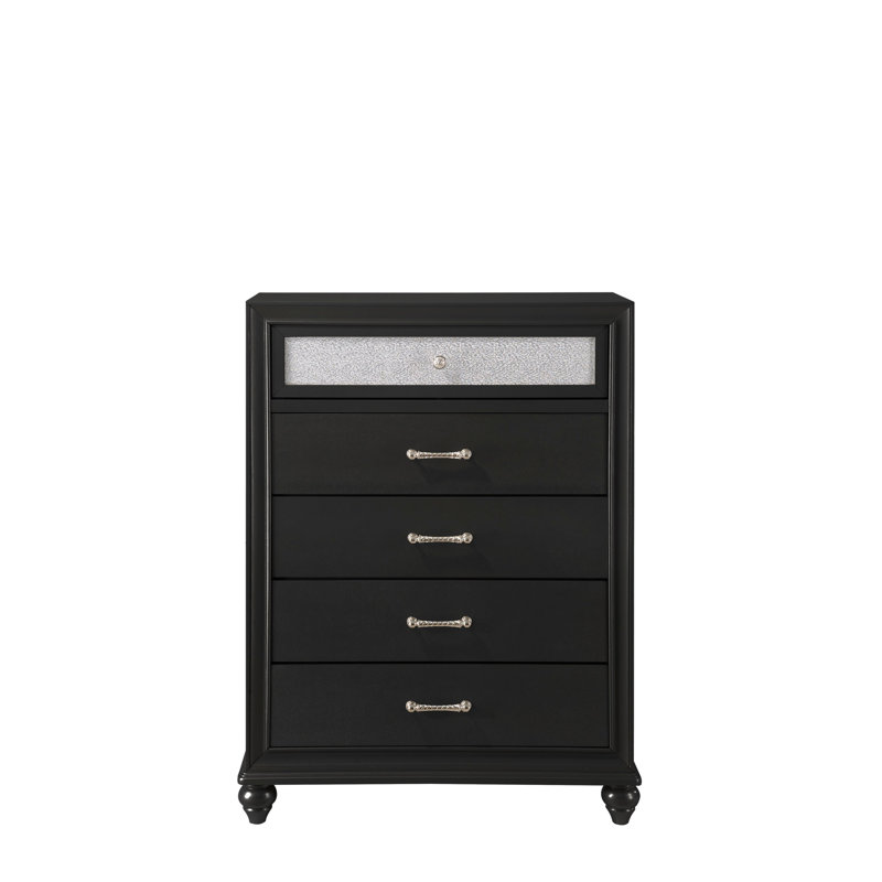 George Oliver Lila Black Chest | Wayfair