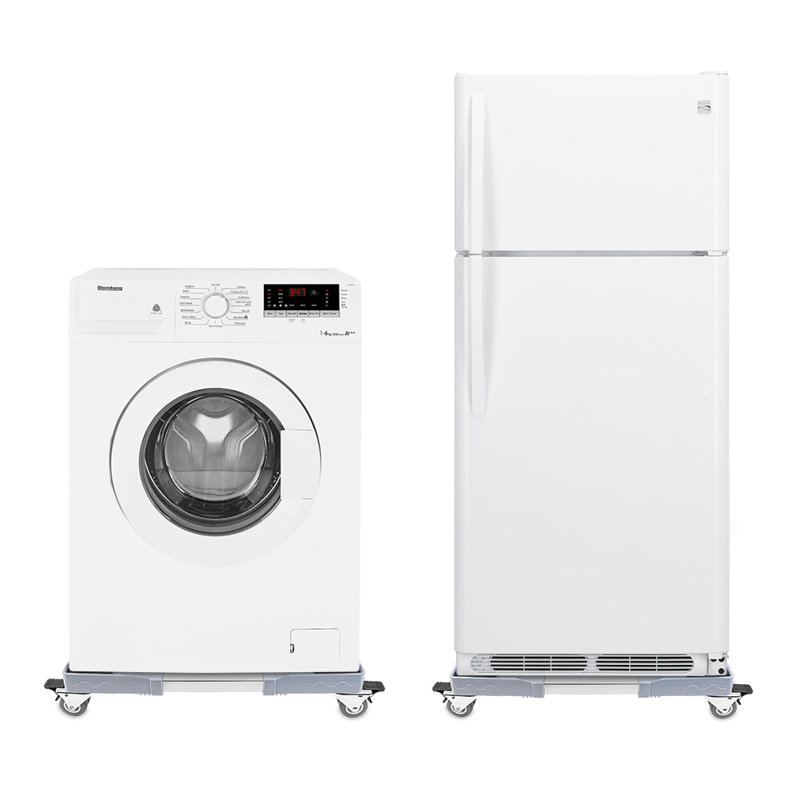ClearAmbient Universal Appliance Wheels Adjustable Fridge Freezer ...