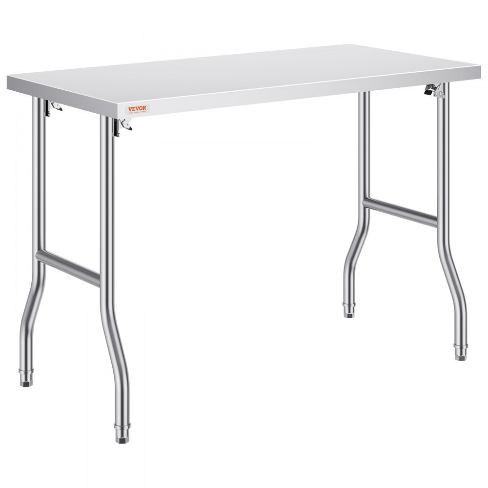 17 Stories Commercial Worktable Workstation 48 x 24 Inch Folding ...