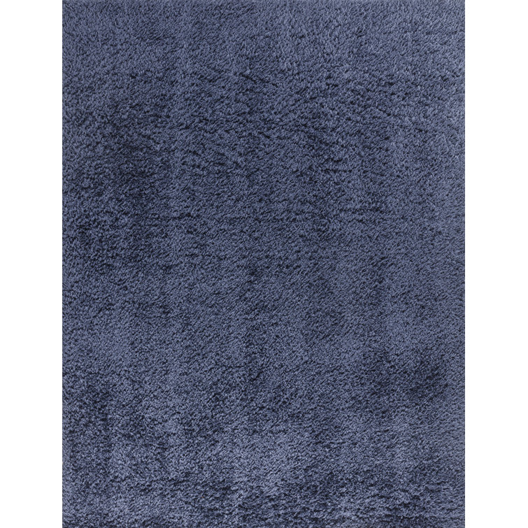 Brayden Studio Atri Solid Colour Dark Blue Area Rug | Wayfair.co.uk