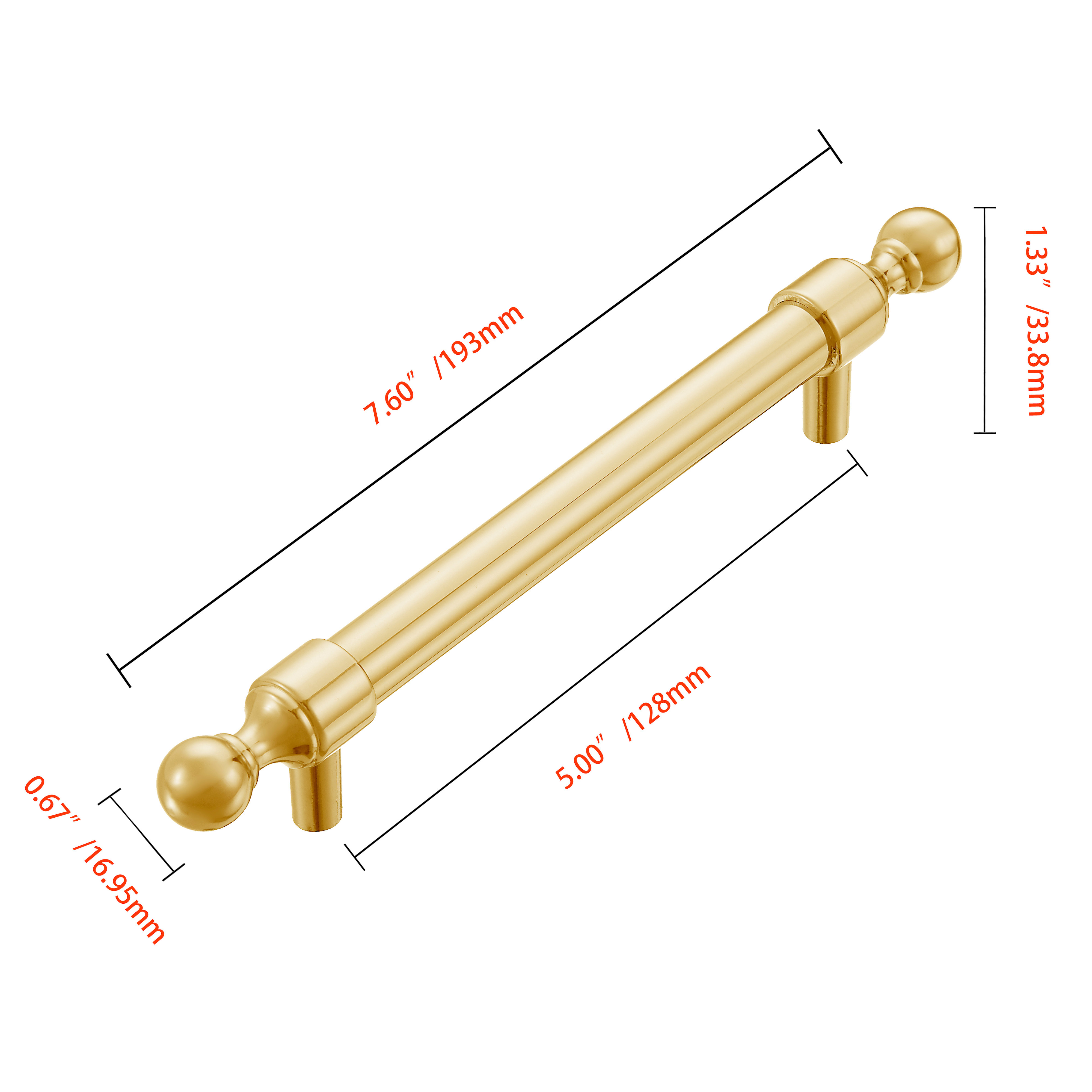Utopia Alley Vaduz Pull Handle - Decorative Cabinet Drop Pull Handles ...