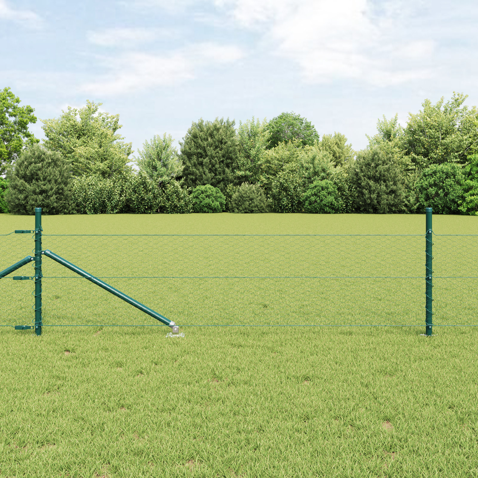 Ivy Bronx Hexagon Fence Steel | Wayfair.co.uk