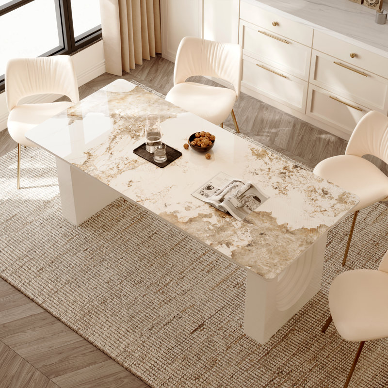 Ivy Bronx Modern Slate Dining Table | Wayfair