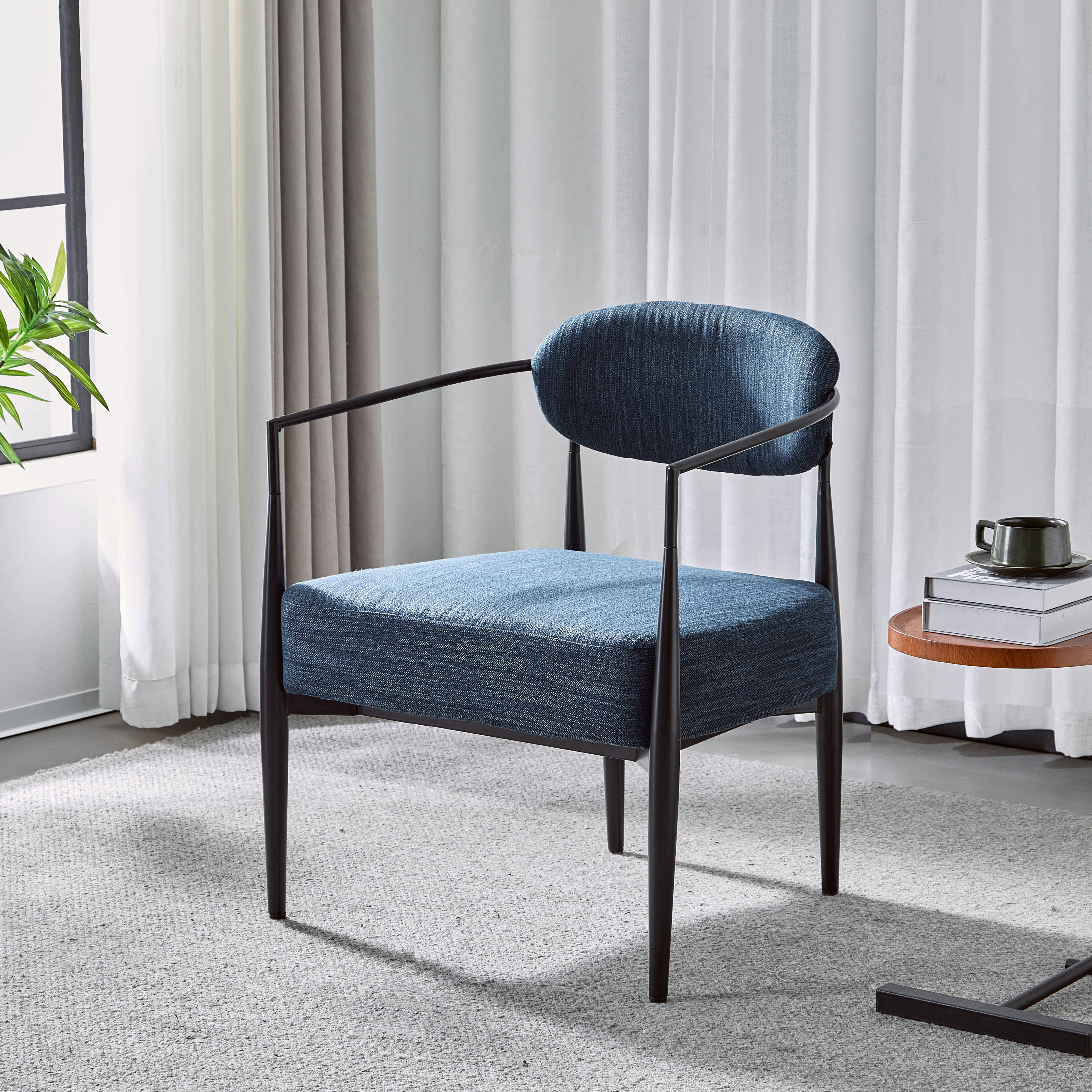 Wade Logan® Terrell Fabric Upholstered Accent Armchair | Wayfair