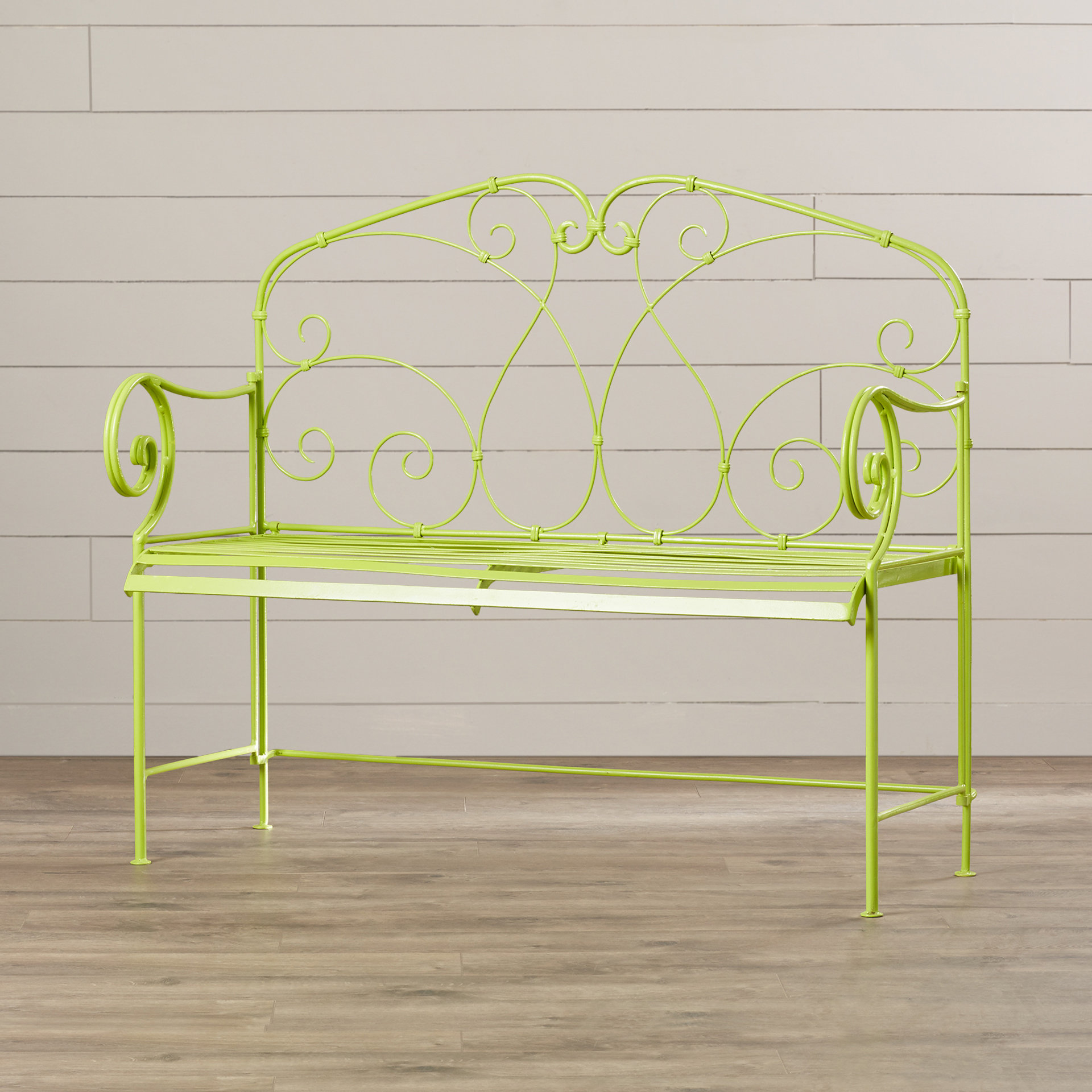 One Allium Way® Alexandre Metal Entryway Bench | Wayfair