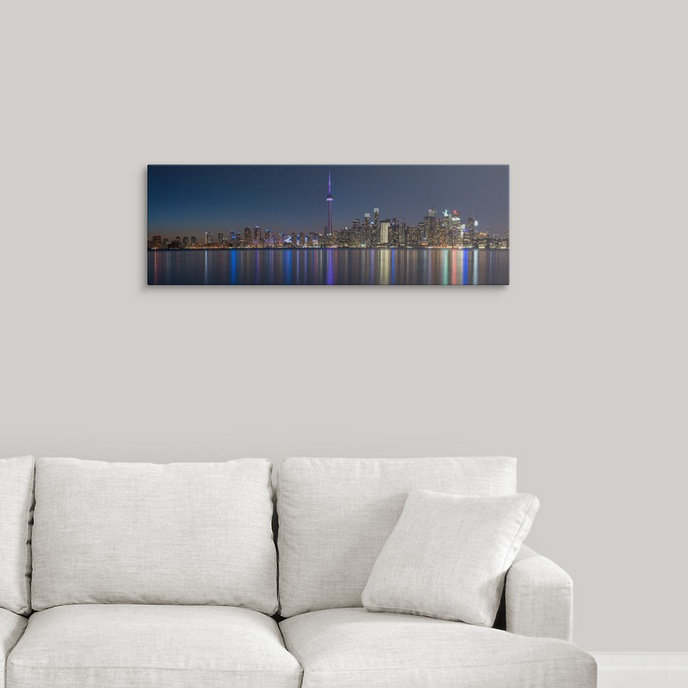 Great Big Canvas 'Toronto City Skyline with CN Tower, at Night ...