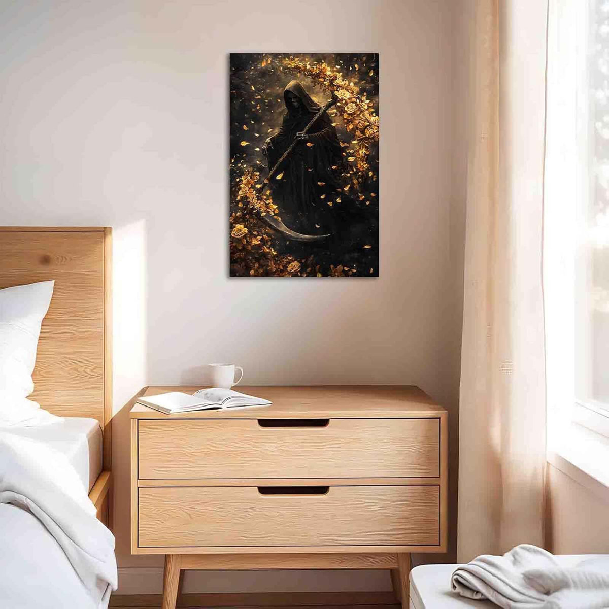 Ophelia & Co. Halloween Canvas Posters Grim Reaper Wall Art Autumn ...