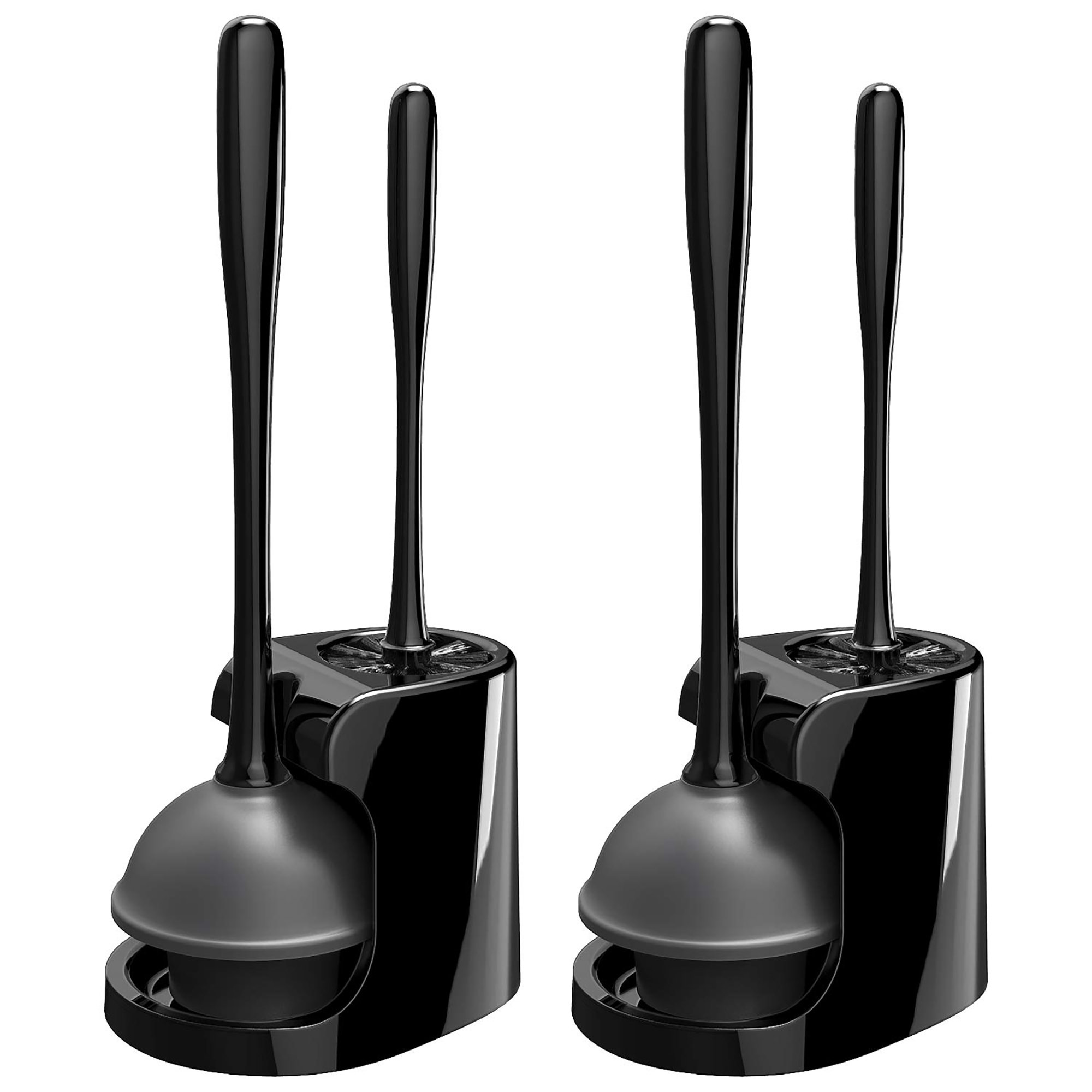 ONFRJFVR Toilet plunger and toilet brush combo set (2 pieces) - Wayfair ...