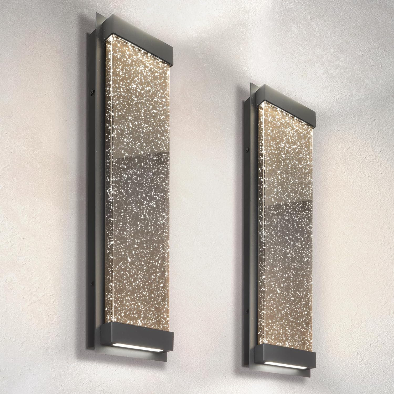 Wildon Home® LED Bubble Glass Wall Light Fixture | 22W 530LM 3CCT ...