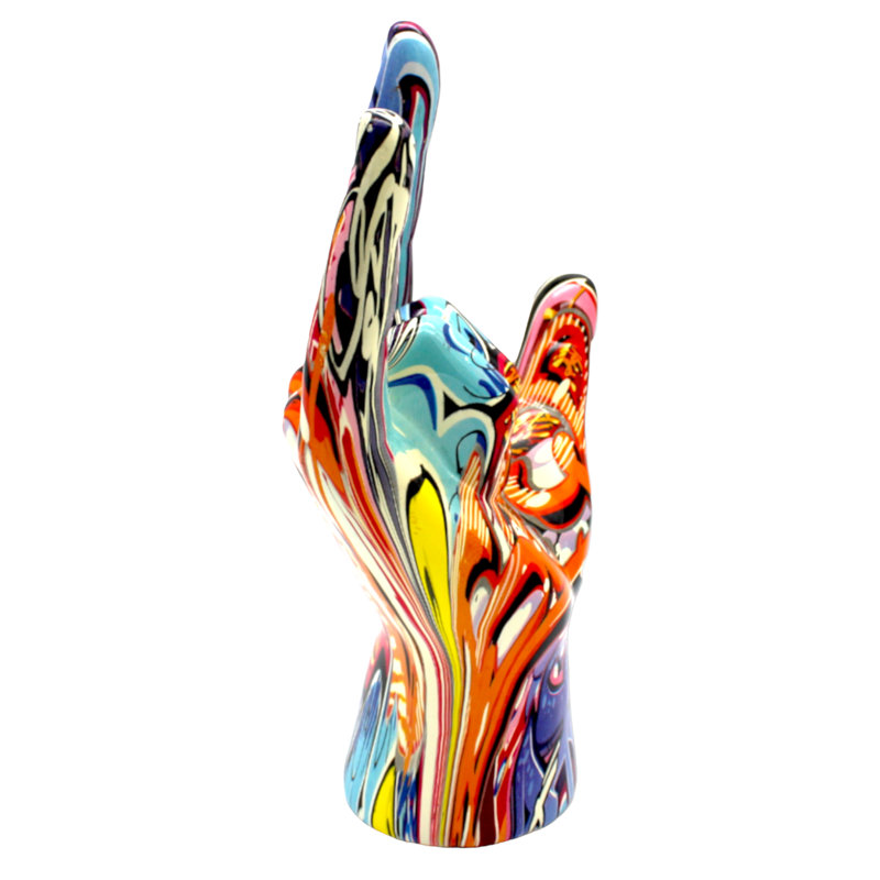 Latitude Run® Faltin Street Art Rock On Jumbo Hand & Reviews | Wayfair