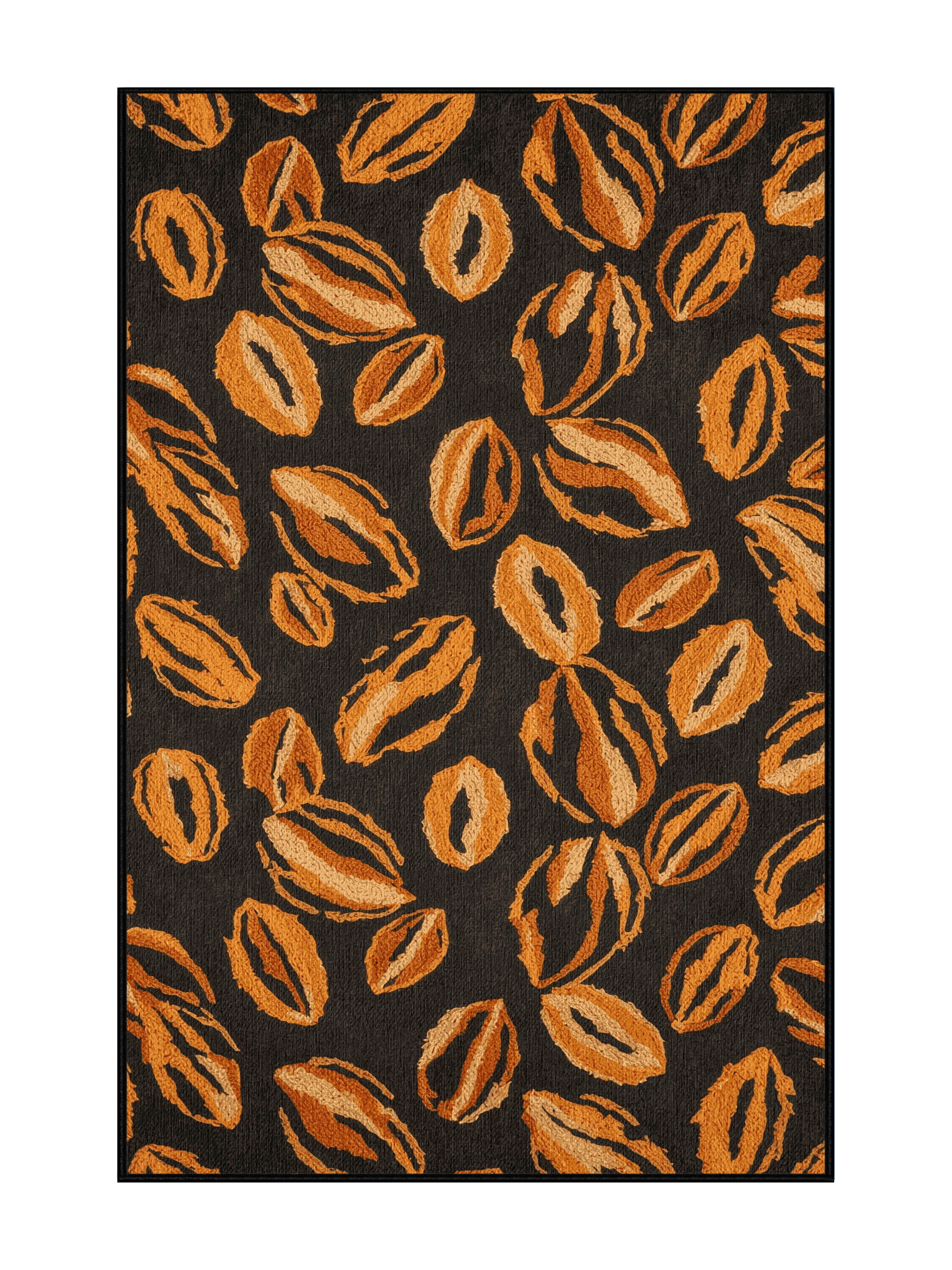 Foundry Select Washable Tiger Nut Vegetables Area Rug | Wayfair