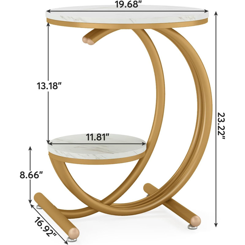 Mercer41 23.62 Tall End Table Set | Wayfair