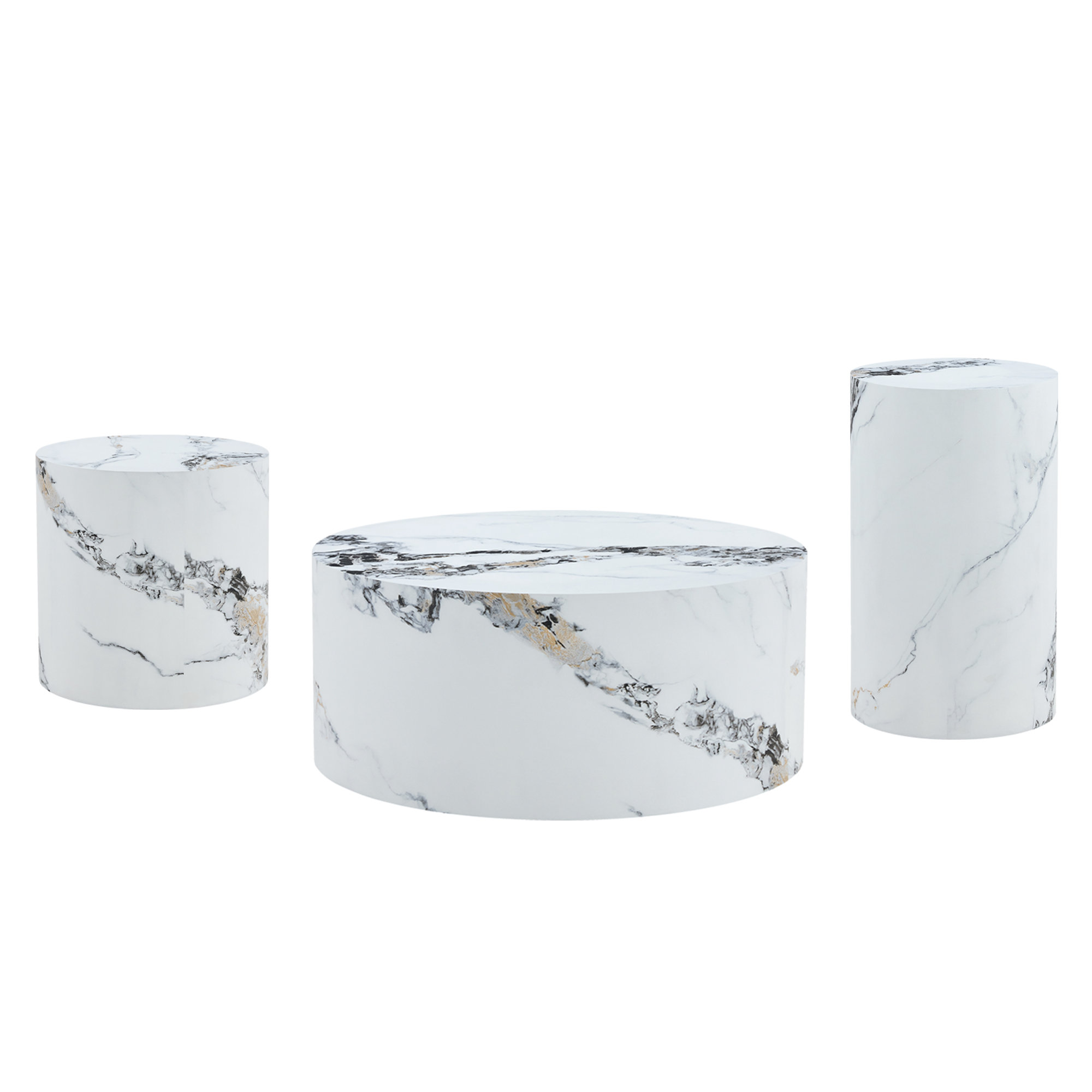 Brayden Studio® 3-Size Combo of MDF Coffee Tables: Style | Wayfair