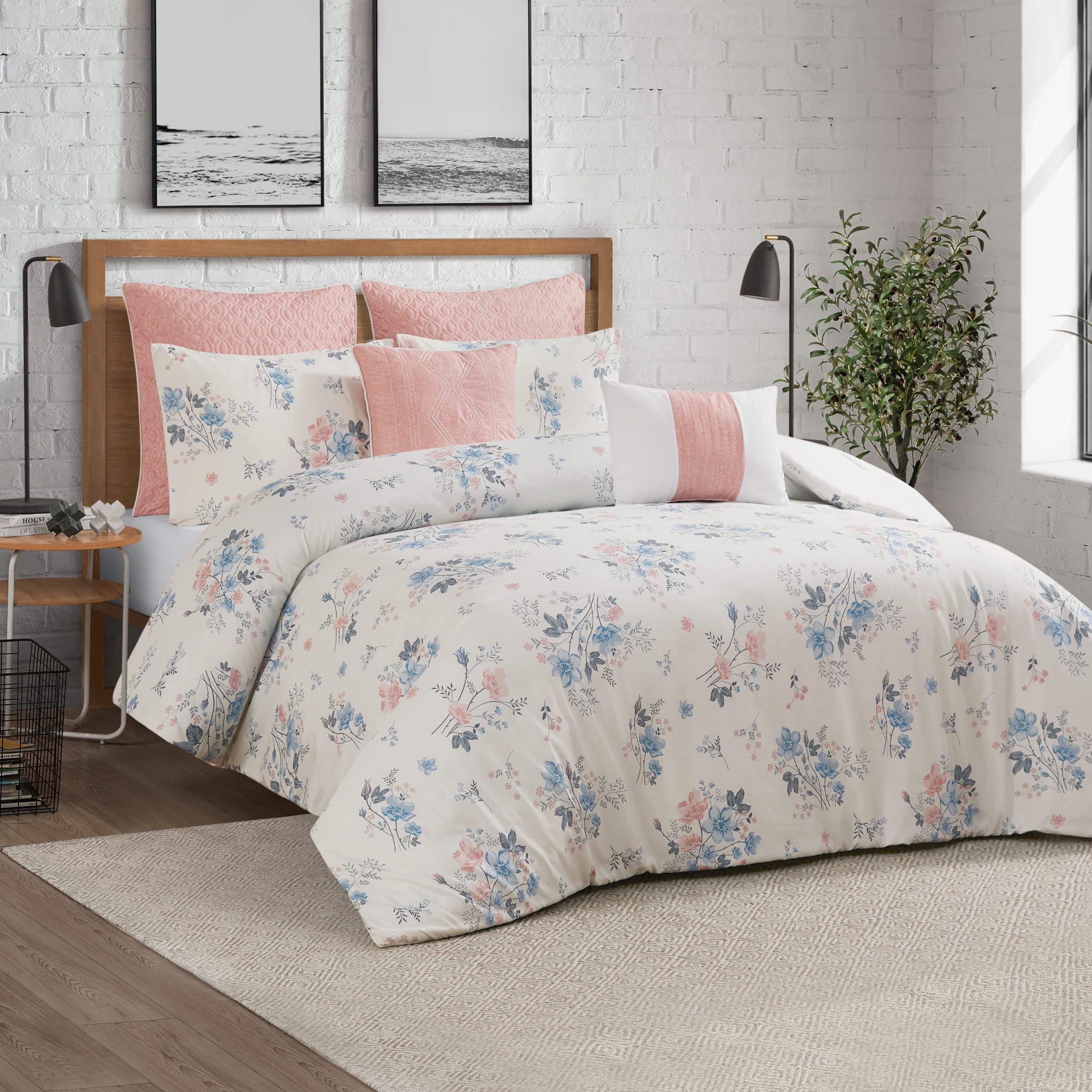 Lucky Brand Clarie Floral Comforter Sets & Reviews | Wayfair