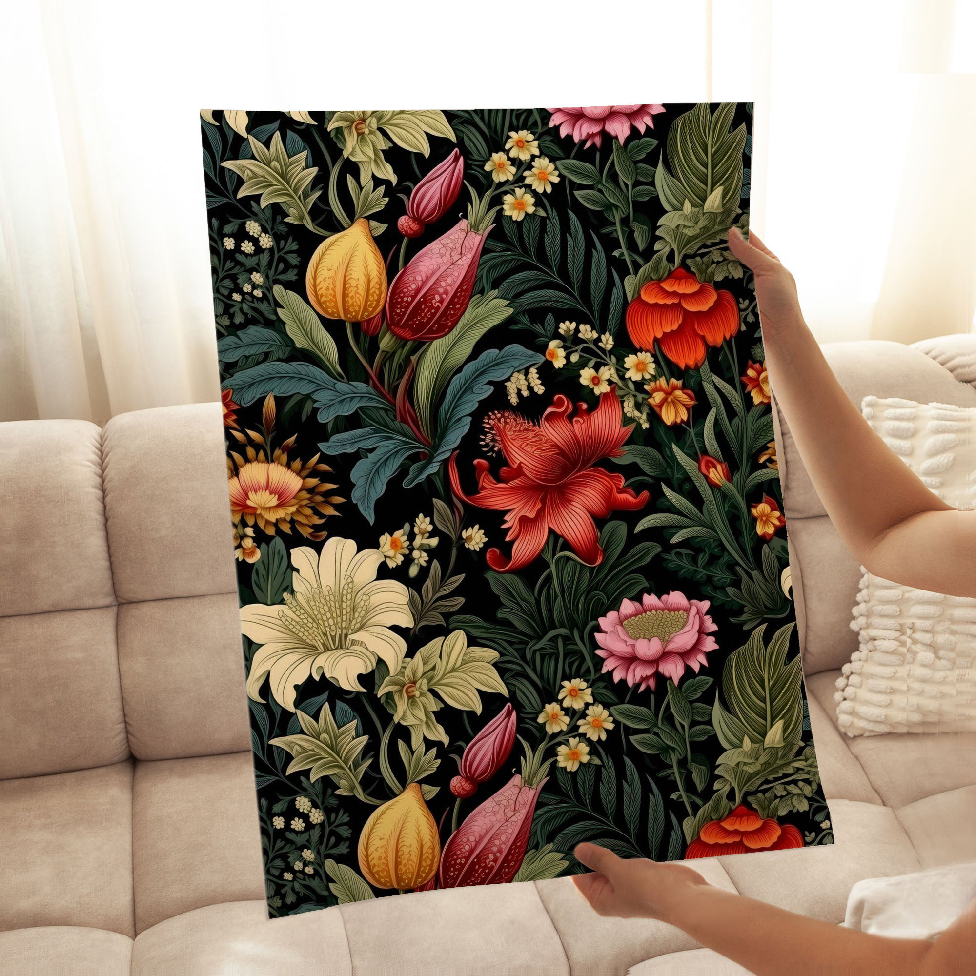 Winston Porter Floral William Morris Flowers III Classical Unframed Art ...