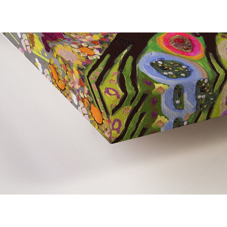 Ebern Designs 'Wildflower Bed' - Wrapped Canvas Print & Reviews | Wayfair