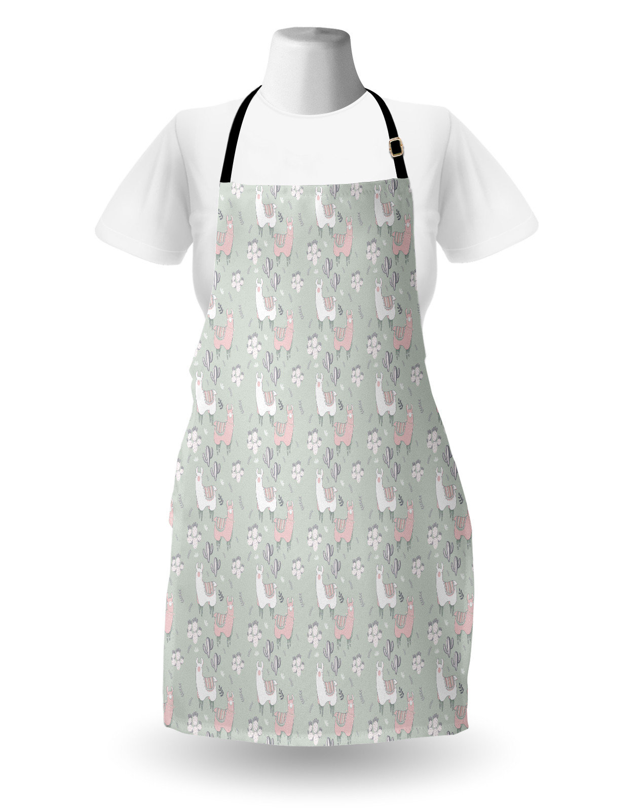 Dakota Fields Pastel Apron Unisex Llama in Cartoon Style Adult Size ...